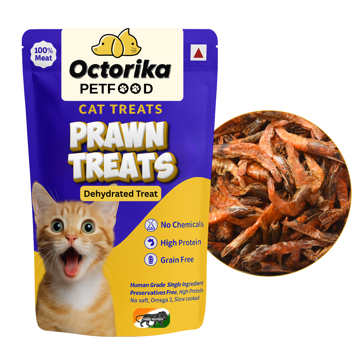 Cat Prawn Treats – Octorika Petfood
